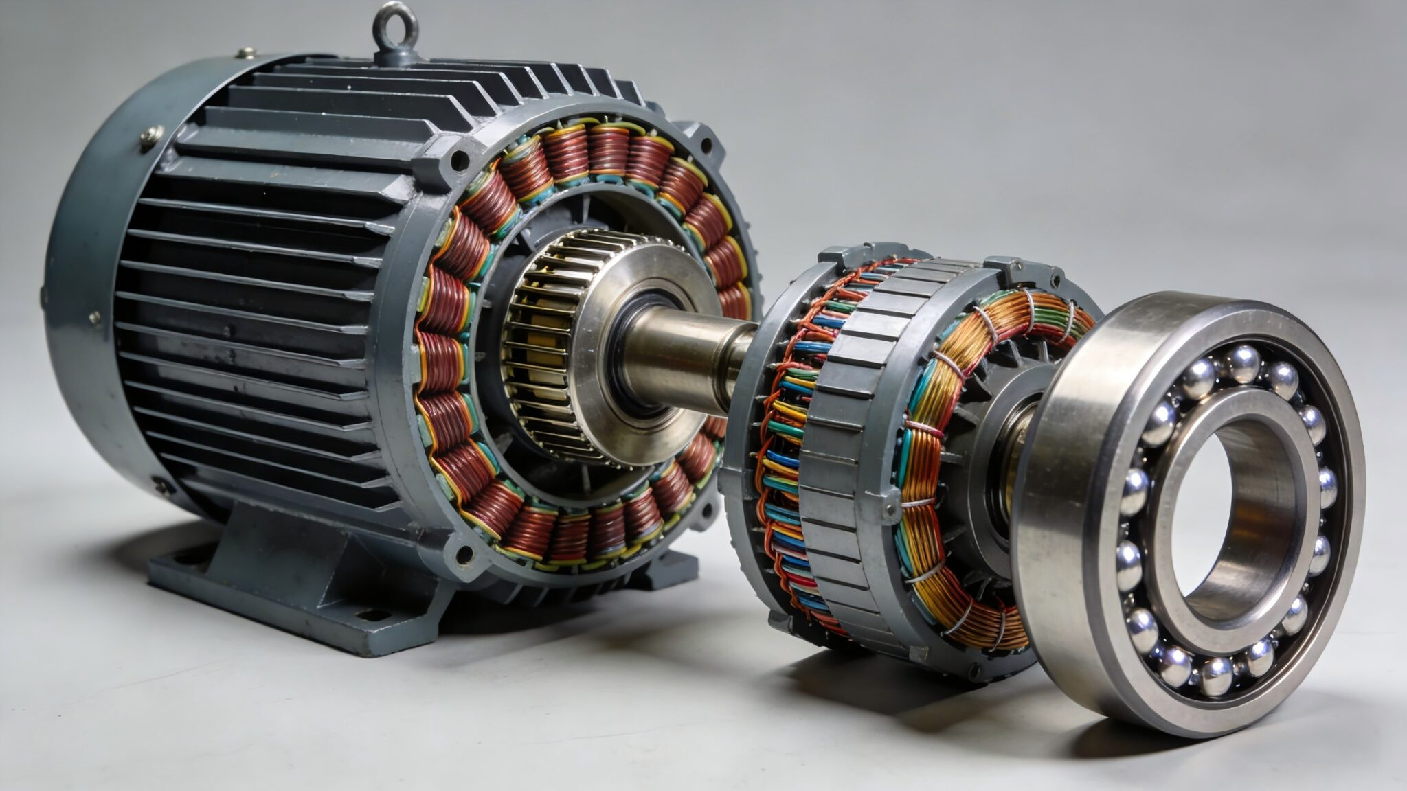 AC Motor Components: Stator, Rotor, Windings & Bearings-DAYOU TECH
